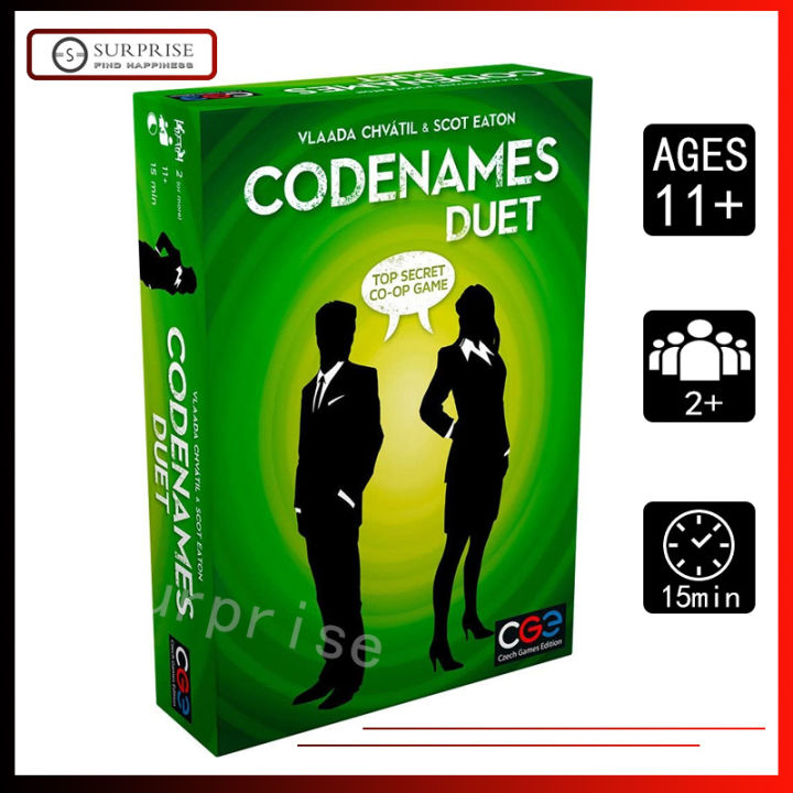 Board Game Codenames: Duet Review: Fast-Paced and Fun Competitive To Co-op Brilliance | Lazada