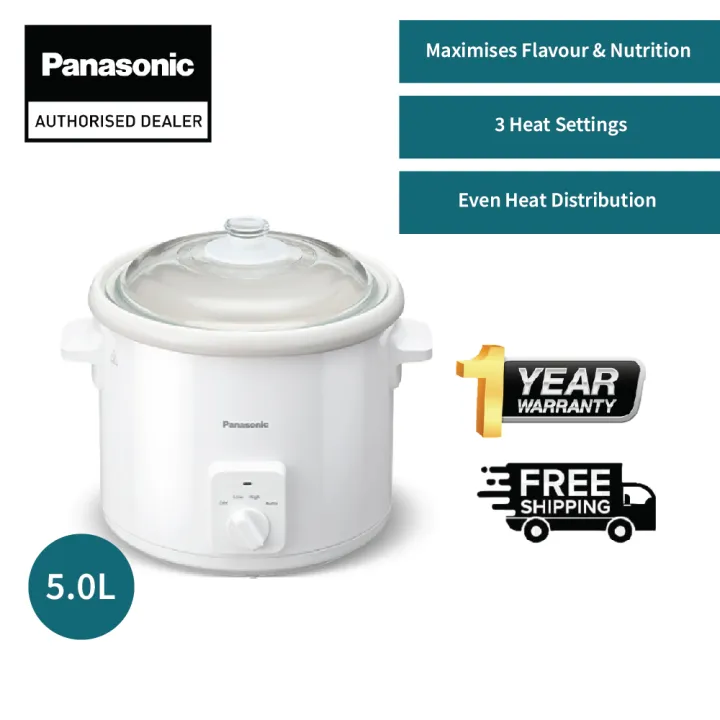 Panasonic NF-N51A 5.0L Slow Cooker NF-N51AWSK | Lazada