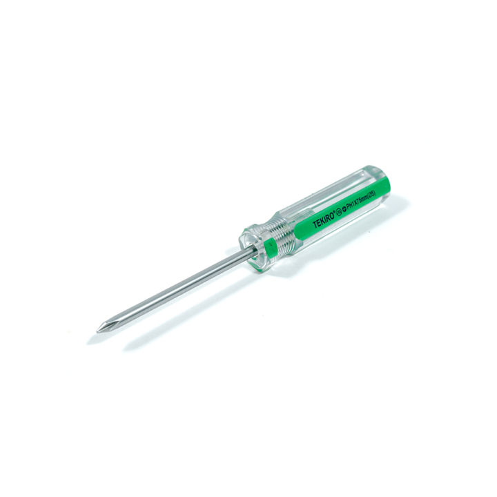 TEKIRO IN LINE COLOR SCREWDRIVER PH1 X 75 (5) GREEN / OBENG IN LINE ...