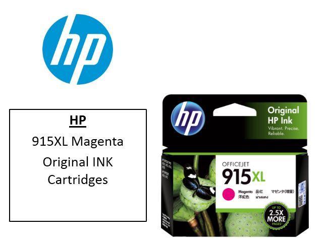 HP 915XL Original Ink Catridges For HP OfficeJet 8012 / 8013 / 8014 ...