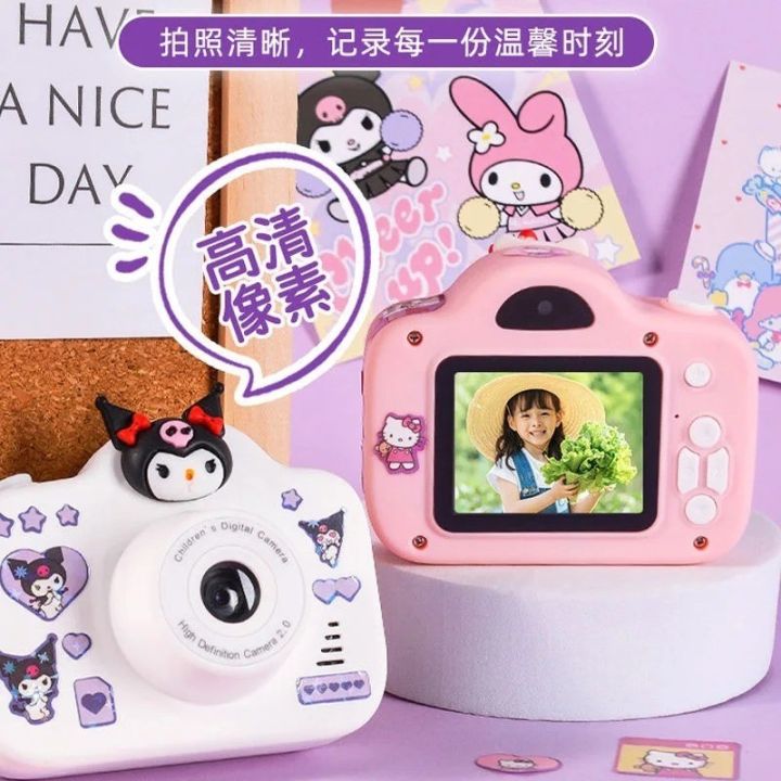 Cartoon Sanrio Cinnamoroll Hello Kitty Kids Mini Digital Camera Can ...