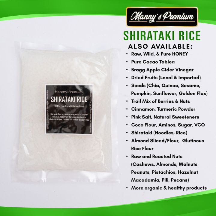 Shirataki Rice 1kg (Set of 4 250g) | Lazada PH