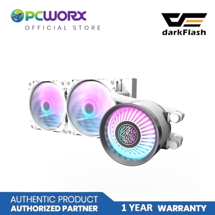 Darkflash Nebula DN240 ARGB AIO Liquid CPU Cooler White | Lazada PH