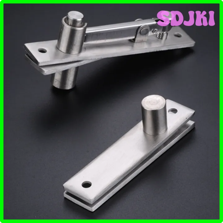 SDJKI Stainless Steel Pivot Heavy Duty 360-degree Rotating Shaft Wooden ...