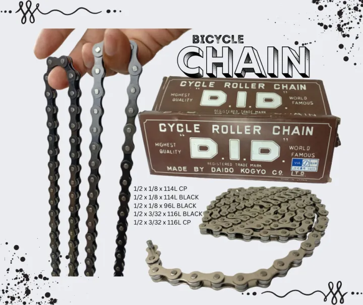 Bicycle Bike Chain DID 96Link 114 Link 116Link MTB/BMX/Japan Bike Chain ...