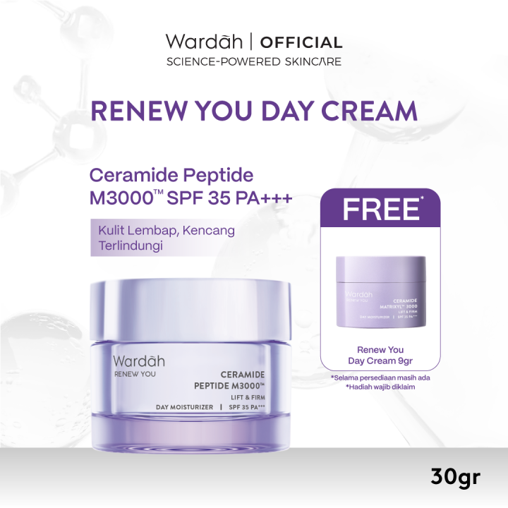 Wardah Renew You Ceramide Matrixyl™ 3000 Lift & Firm SPF 35 PA+++ Day ...