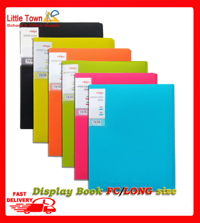 Midgo Non refillable Display Book Long size / Pocket clearbook 10/20/30 ...