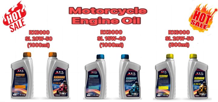 KRX Motorcycle Engine Oil 4T - SL 15W-40 & SL 20W-50 | Lazada PH