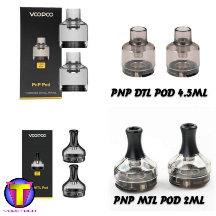 VOOPOO Drag S Drag X Argus Drag 2 Max Mini PnP Pod MTL/DTL 2ml/4.5ml ...