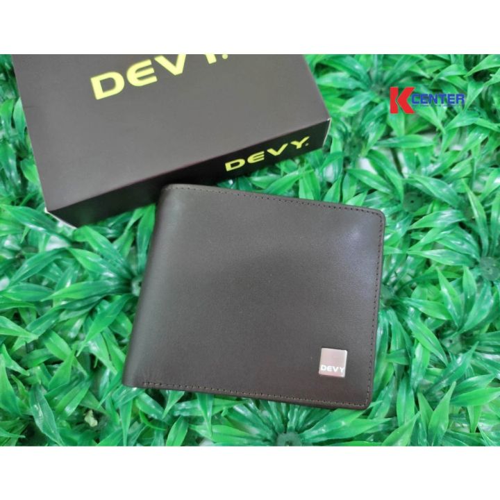 Devy กระเป๋าใส่ธนบัตร หนังแท้ รุ่น DV102 | Lazada.co.th