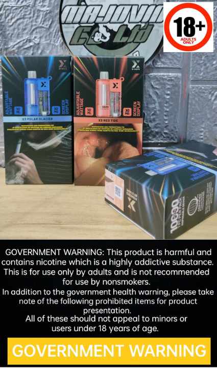 X Vape x3 10000 with tax stamp ps mark | Lazada PH