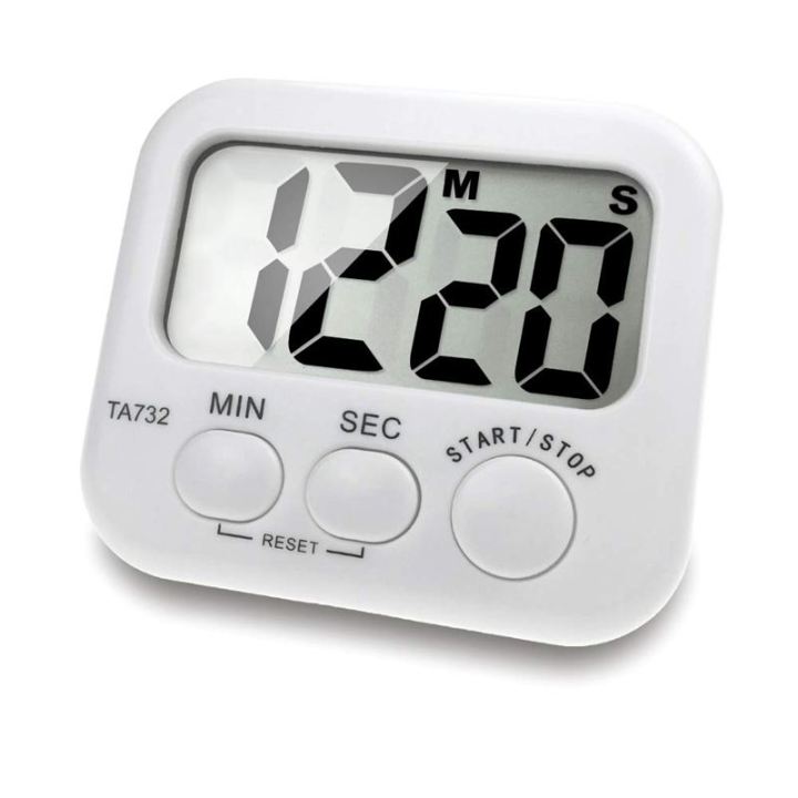 Digital Kitchen Timer, Large Screen Large Font Display, Magnetic Back ...
