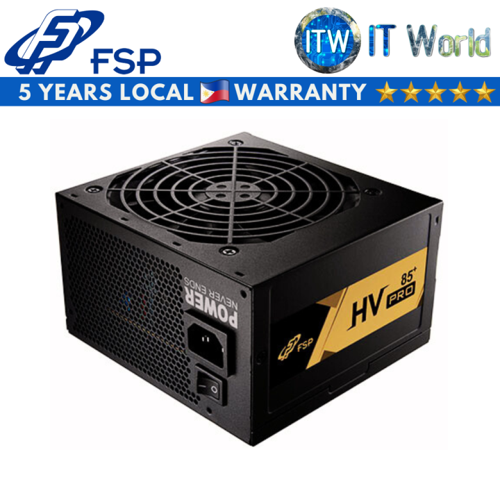FSP HV PRO 85+ Active PFC, ATX Power Supply Unit (550W/650W) | Lazada PH