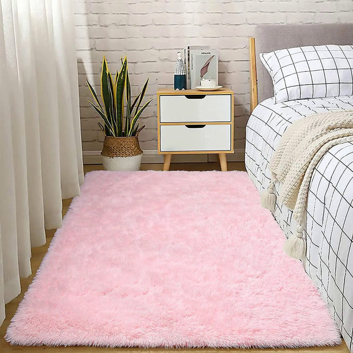 Soft Fluffy Area Rug Home Decor Shag Rug Living Room Car Nursery Rugs ...