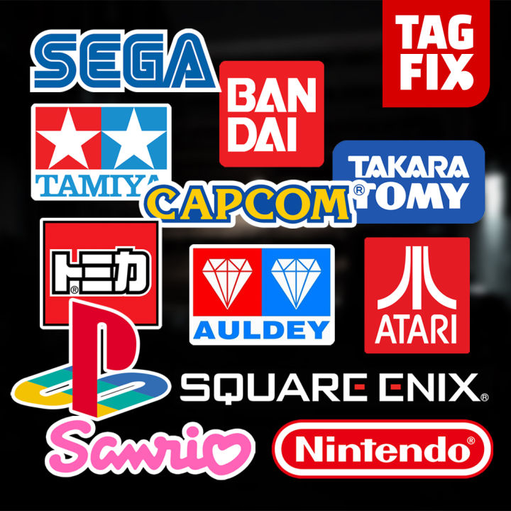 japanese games / toy brand logo stickers | Lazada PH
