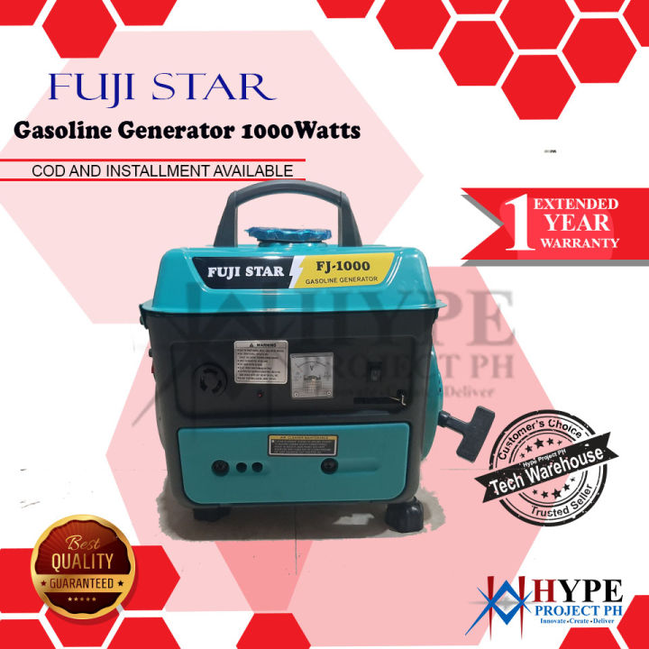 FUJI STAR Gasoline Generator 1000 Watts | Lazada PH