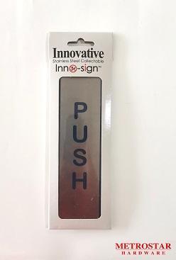 Stainless Steel Grade 304 Door Signage Push Sign Plate | Lazada