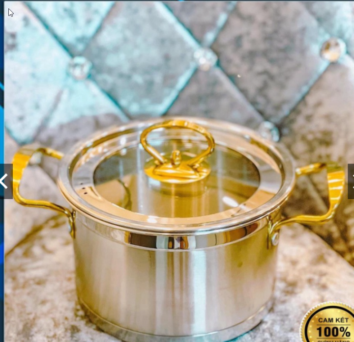 Bộ Nồi Inox 304 Cao Cấp MISU LOUIS, Bộ Nồi Inox Đức Gồm 3 Món - Đáy 3 ...