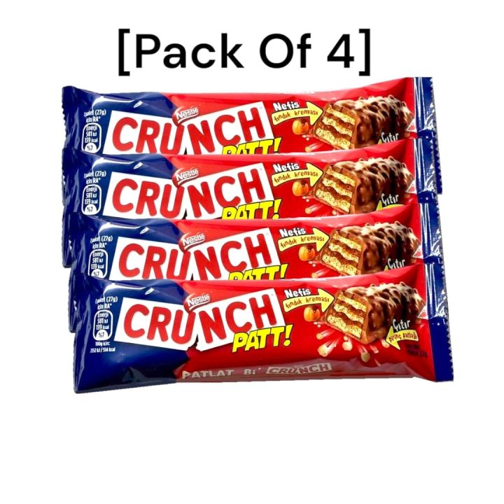 [Pack Of 4] Crunch Patt Gofret 27g [Expiry:02/11/24] | Lazada PH