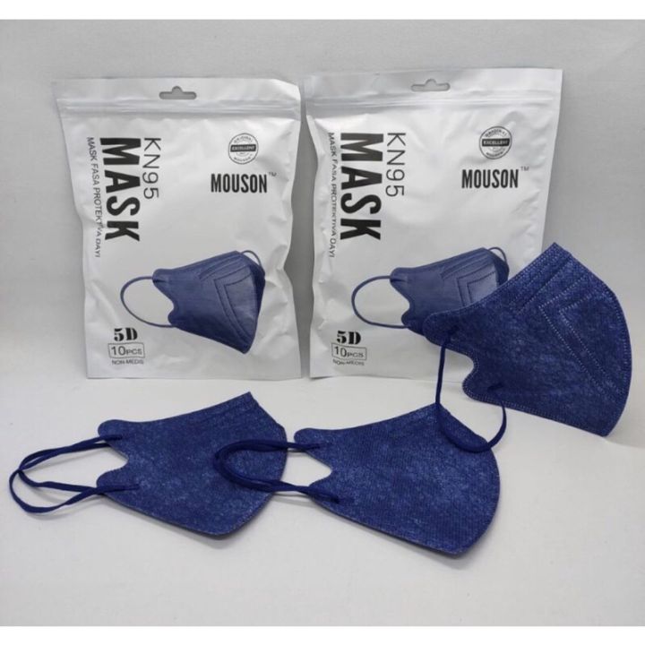 Tilam Sari Store - MOUSON KN95 MASK hot pink and navy blue masker wajah ...