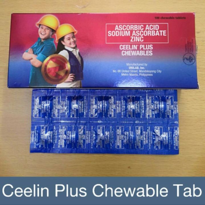 Ceelin Plus Chewables 100 Tablets | Lazada PH