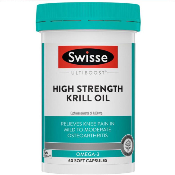 Swisse High Strength Krill Oil 60 Capsules Exclusive Size S16 | Lazada ...