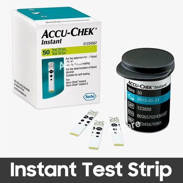 Accu-Chek Instant Test Strips 50/100pcs ( Exp：Latest） | Lazada Singapore