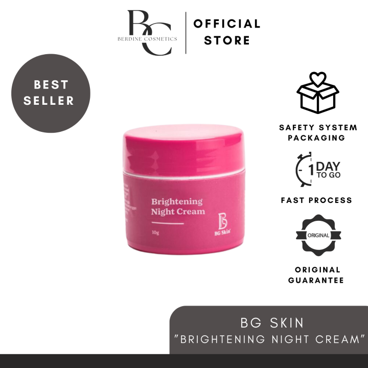 BG Skin Ecer Night Cream Semua Varian Brightening Night Cream Bg Skin ...