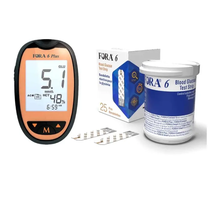 FORA 6 Plus Blood Glucose Monitoring Starter Pack | Lazada