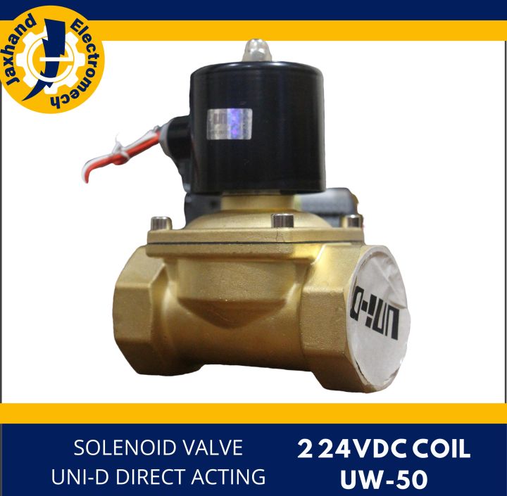 SOLENOID VALVE 2 24VDC COIL UW-50 UNI-D DIRECT ACTING / 100% ORIGINAL AUTHENTIC *JAXHAND ...
