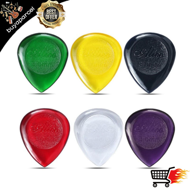 【BYPL】6Pcs Alice Stubby Guitar Picks Plectrums Large Stubbies Big 1mm ...