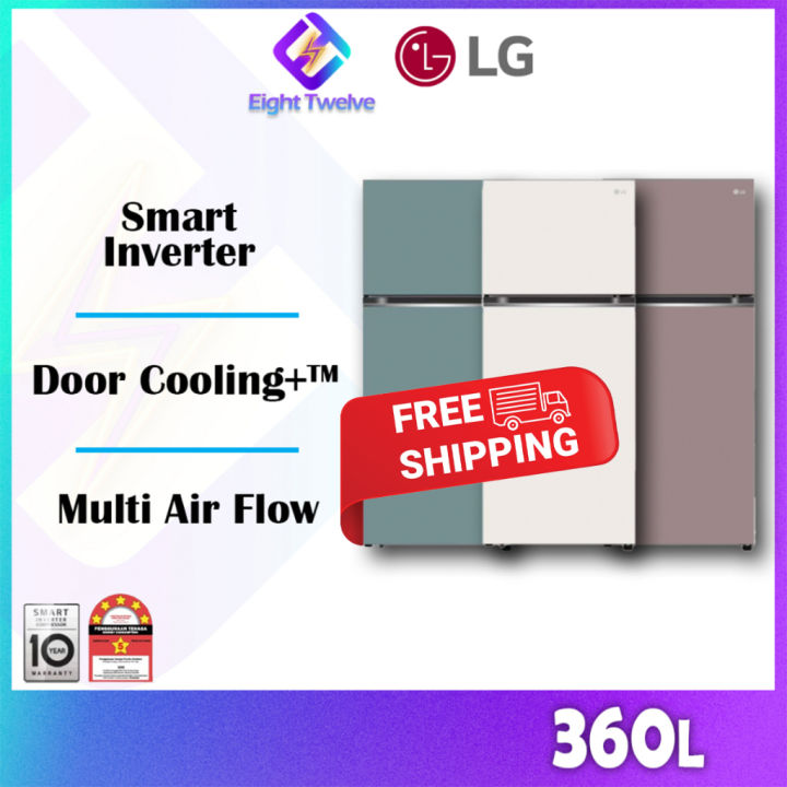 LG 360L Top Freezer Inverter Refrigerator | Lazada PH