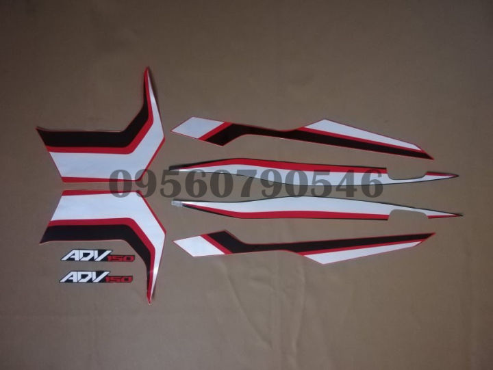 HONDA ADV150 RED Stock Decal/Sticker | Lazada PH