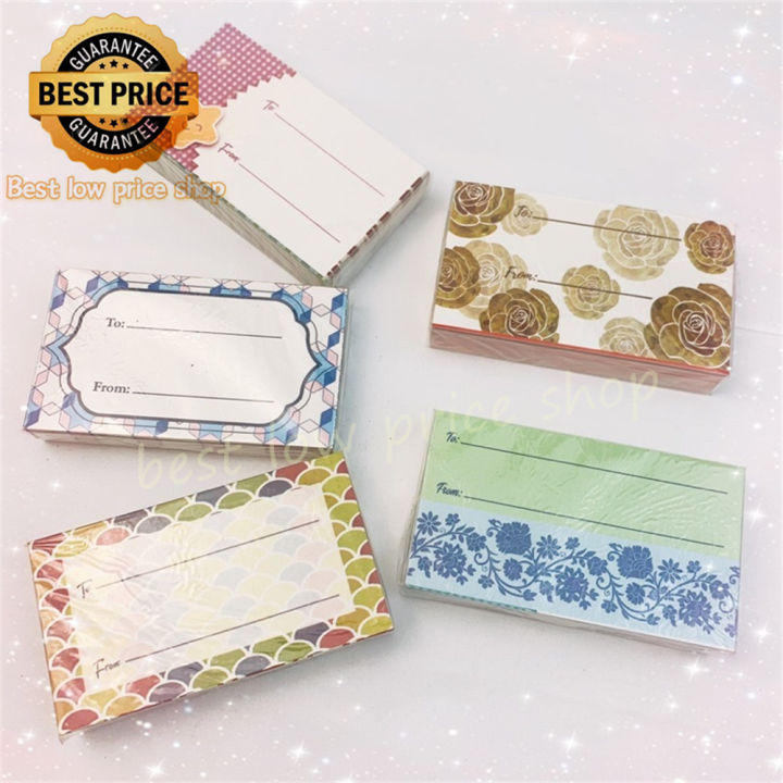 BTS🥇 100pcs/pack Birthday Gift Tag Wedding Gift Tag All Occasion Tag ...