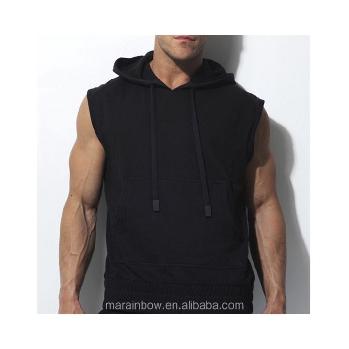 HOODIE MUSCLE TEE FOR MEN-PLAIN | Lazada PH