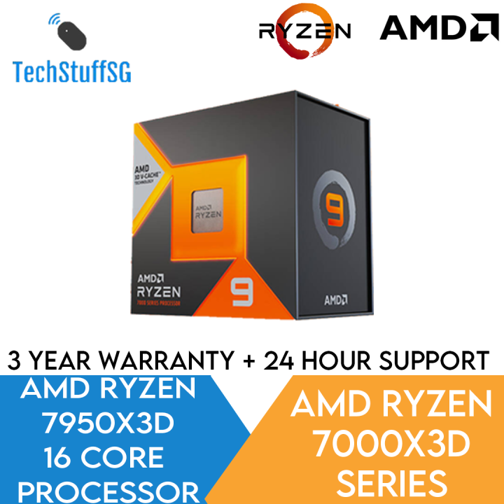 Local fiveyear warranty AMD Ryzen 9 7950X3D 12 Cores 24 Threads AM5 ...