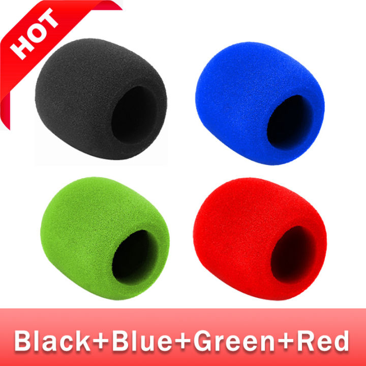 🔥【4PCS】 🔥Thick Handheld Stage Microphone Windscreen Colorful Microphone ...