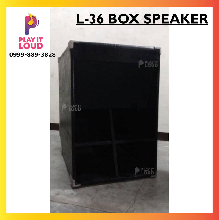 L-36 18" SUBWOOFER SPEAKER BOX (speaker NOT included) | Lazada PH