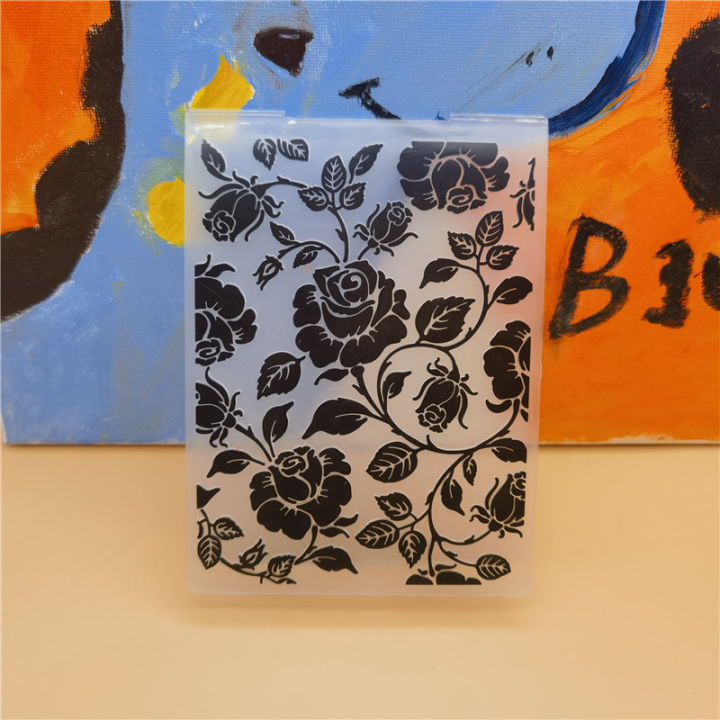 Plastic Concave Convex Embossing Mold Template Board DIY Embossing Clip ...