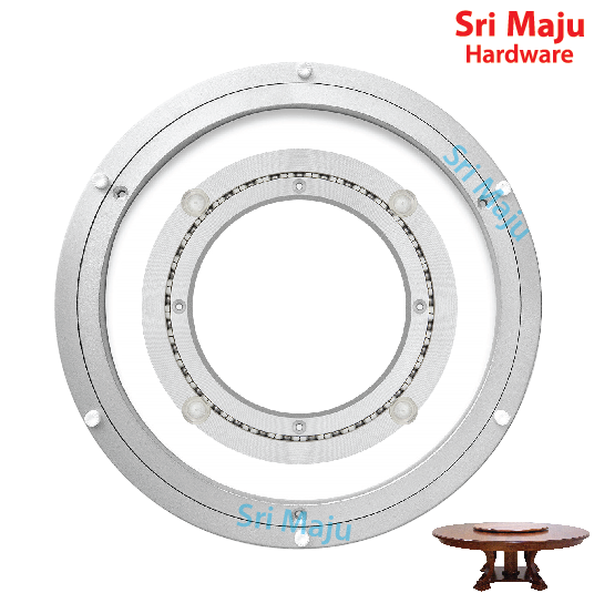 MAJU Heavy Duty Aluminium Turning Plate Rotate Swivel Dining Table ...