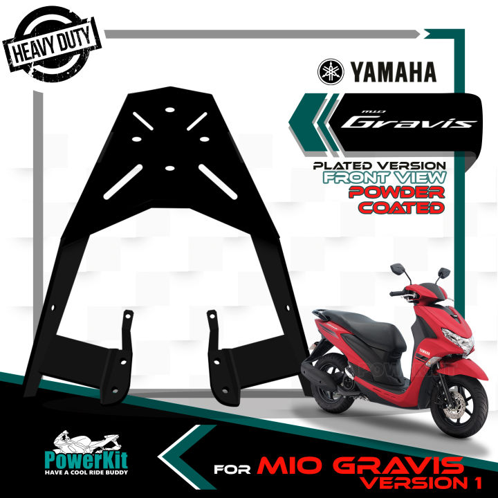 Top Box Bracket for Yamaha Mio Gravis Version 1 / Gravis v1 Bracket ...