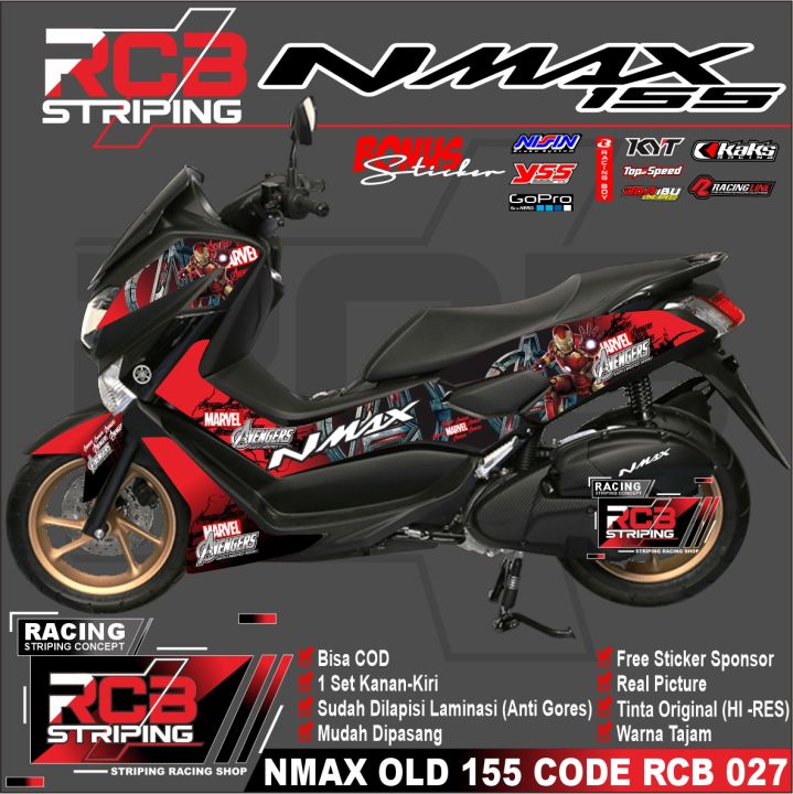 NMAX 155 OLD STIKER STRIPING MOTOR YAMAHA NMAX 155 OLD STIKER YAMAHA ...