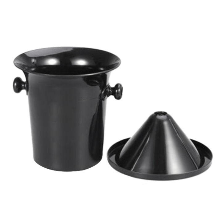 Wine Dump Black Plastic Wine Spittoon - Standard Size with Black Funnel ...