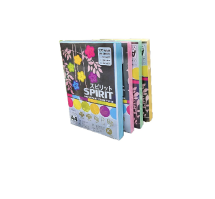 กระดาษถ่ายเอกสารสี A4 80 แกรม 500 แผ่น Spirit Th