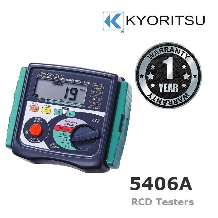 KYORITSU 5406A Digital RCD (ELCB) Tester | Lazada