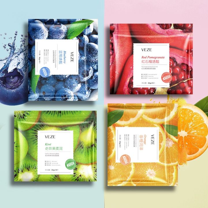 Veze Vitamin Fruit Moisturizing Brightening Face Mask | Lazada