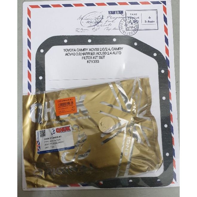 QHUK AUTO FILTER SET TOYOTA CAMRY ACV30 2.0/2.4,CAMRY ACV40 2.0,HARRIER ...