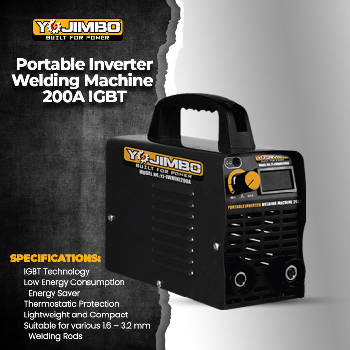 Yojimbo Portable Inverter Welding Machine Heavy-duty 200A IGBT ...