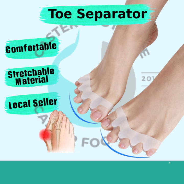 Five Toes Separator Spreader Bunion Corrector Foot Care Hallux Valgus ...