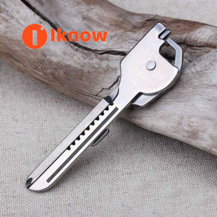 I know 6 in 1 Creative outdoor multifunctional portable 6-in-1 keychain ...